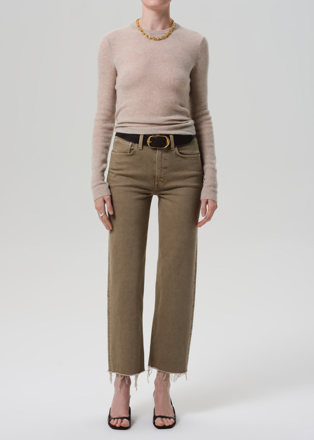 Palma Straight Raw Hem in Bezal – Citizens of Humanity