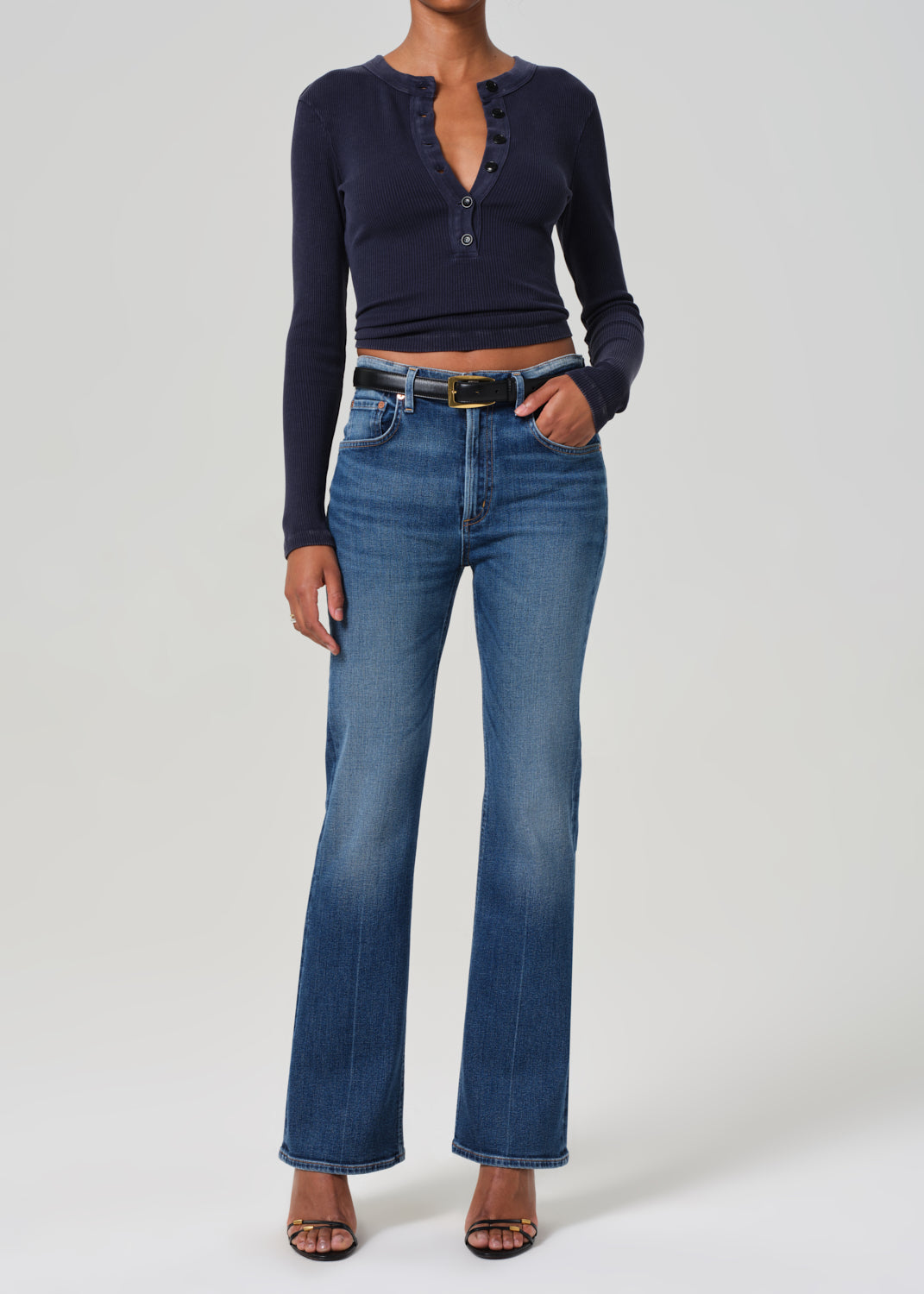 Vidia Mid Rise Boot in Abalone – Citizens of Humanity