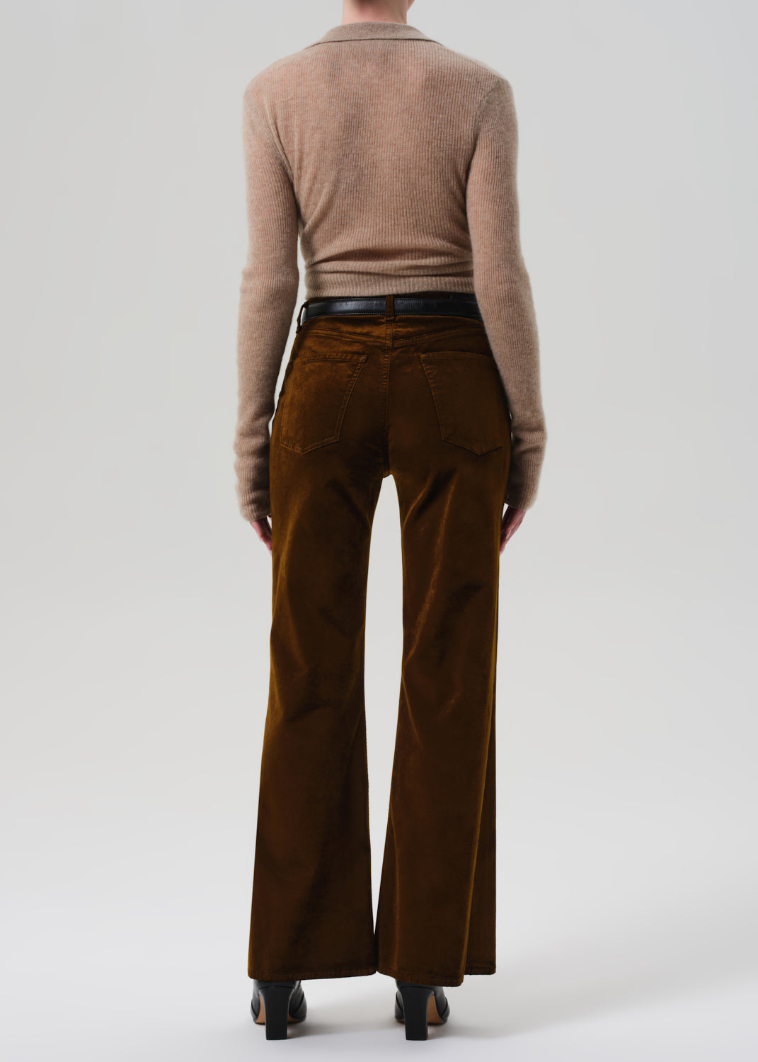 Kimberly Patch Pocket Flare Velvet in Golden – Citizens of Humanity