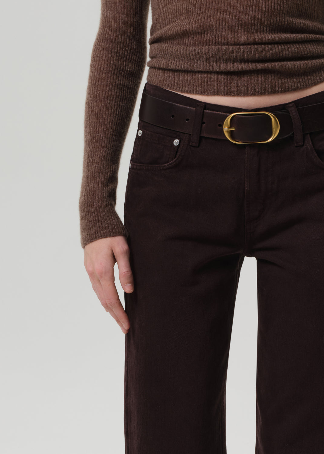 Lindz Easy Straight in Carob – Citizens of Humanity