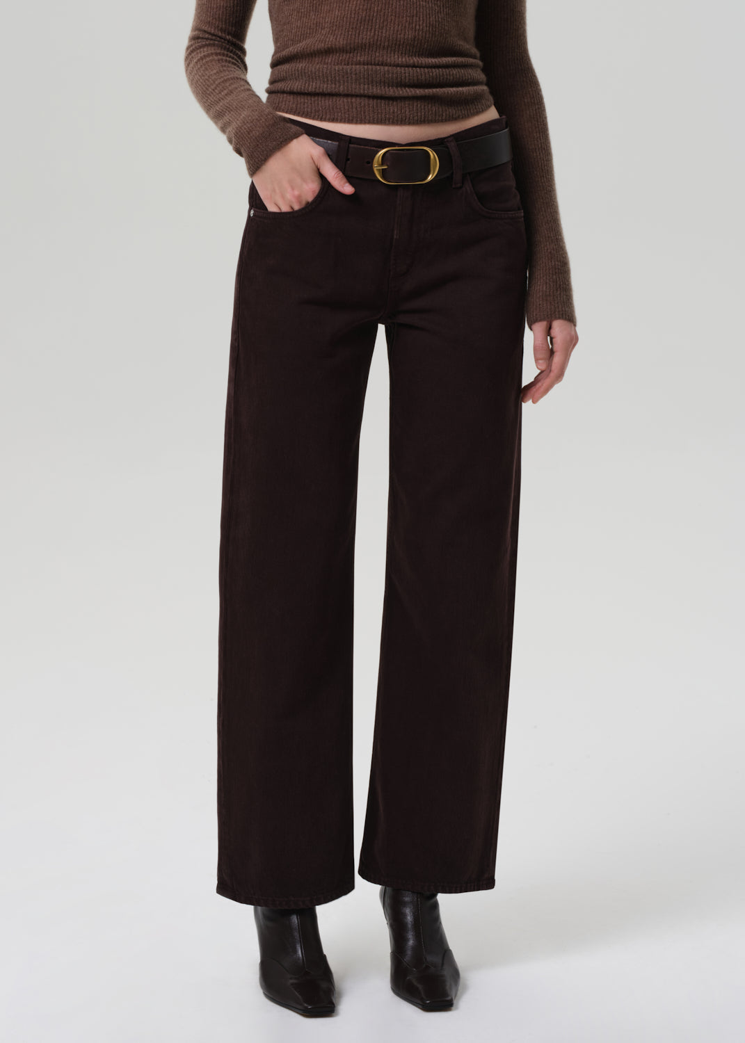 Lindz Easy Straight in Carob – Citizens of Humanity