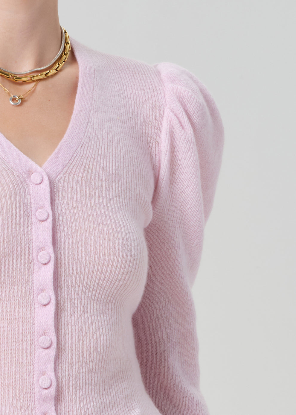 Nena Puff Cardigan in Ballerina Pink – Citizens of Humanity