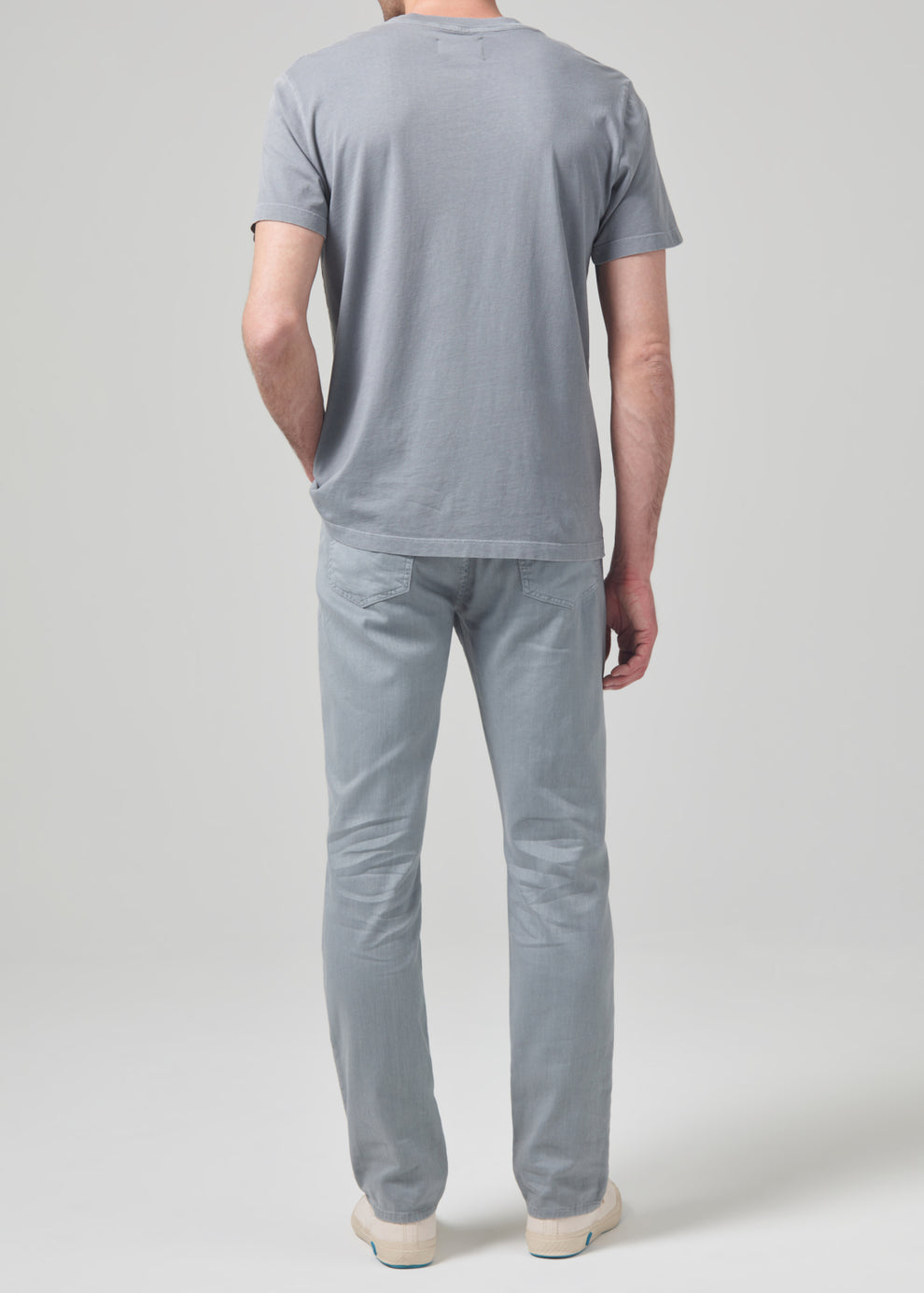 Gage Slim Straight Stretch Linen in Stone Age – Citizens of Humanity