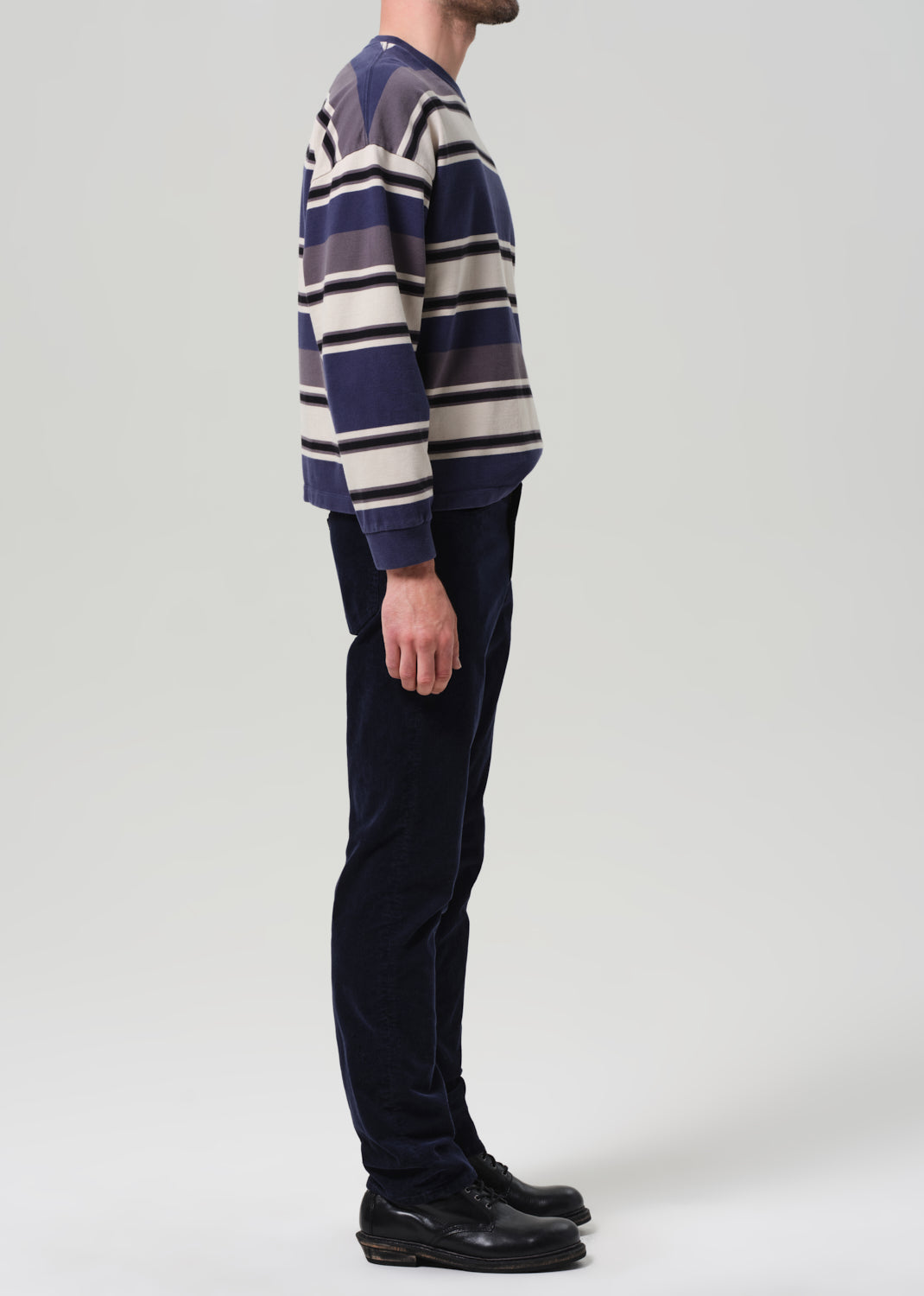Elijah Straight Stretch Corduroy in Navy – Citizens of Humanity