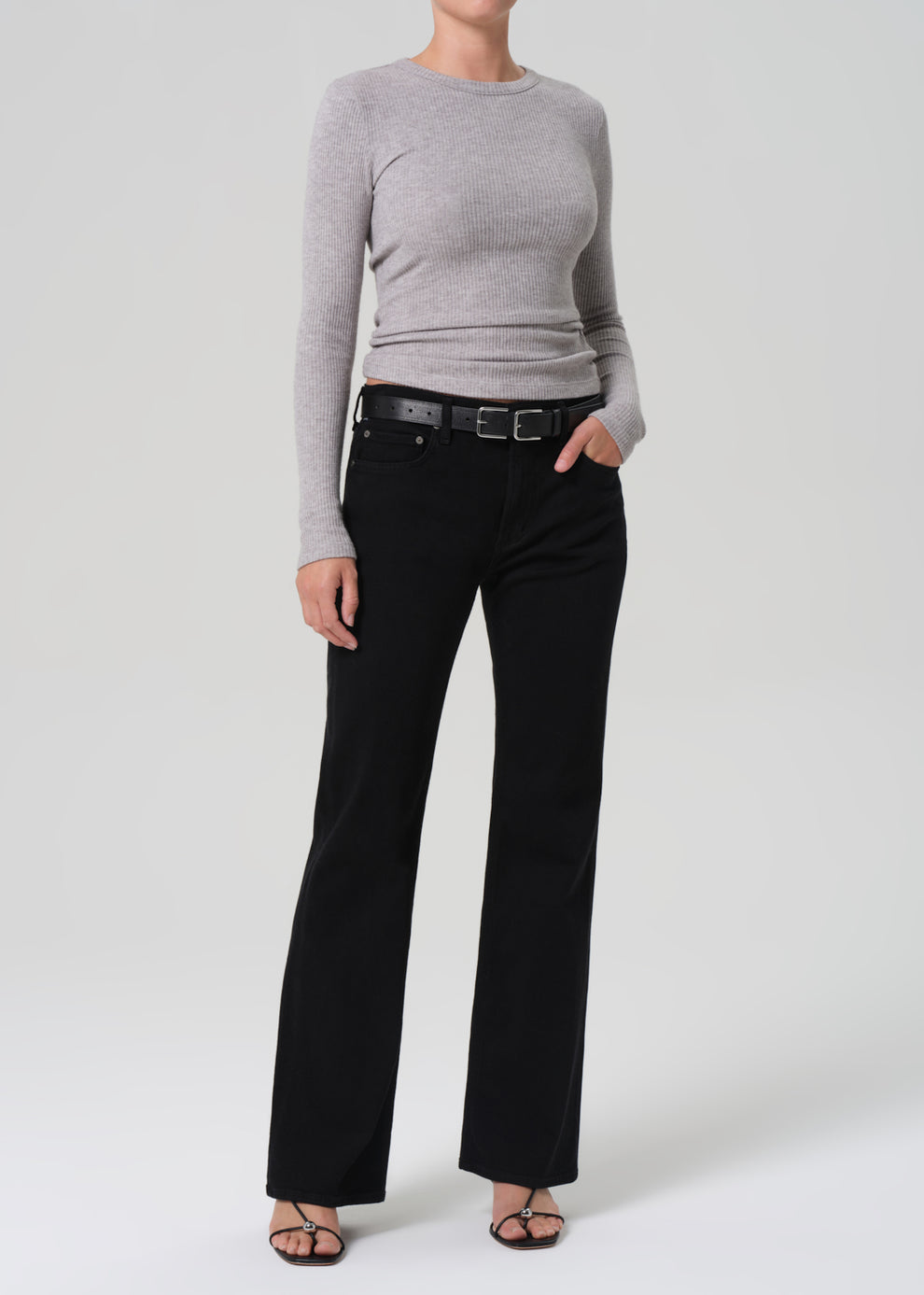 Bina Crewneck in Heather Grey – Citizens of Humanity