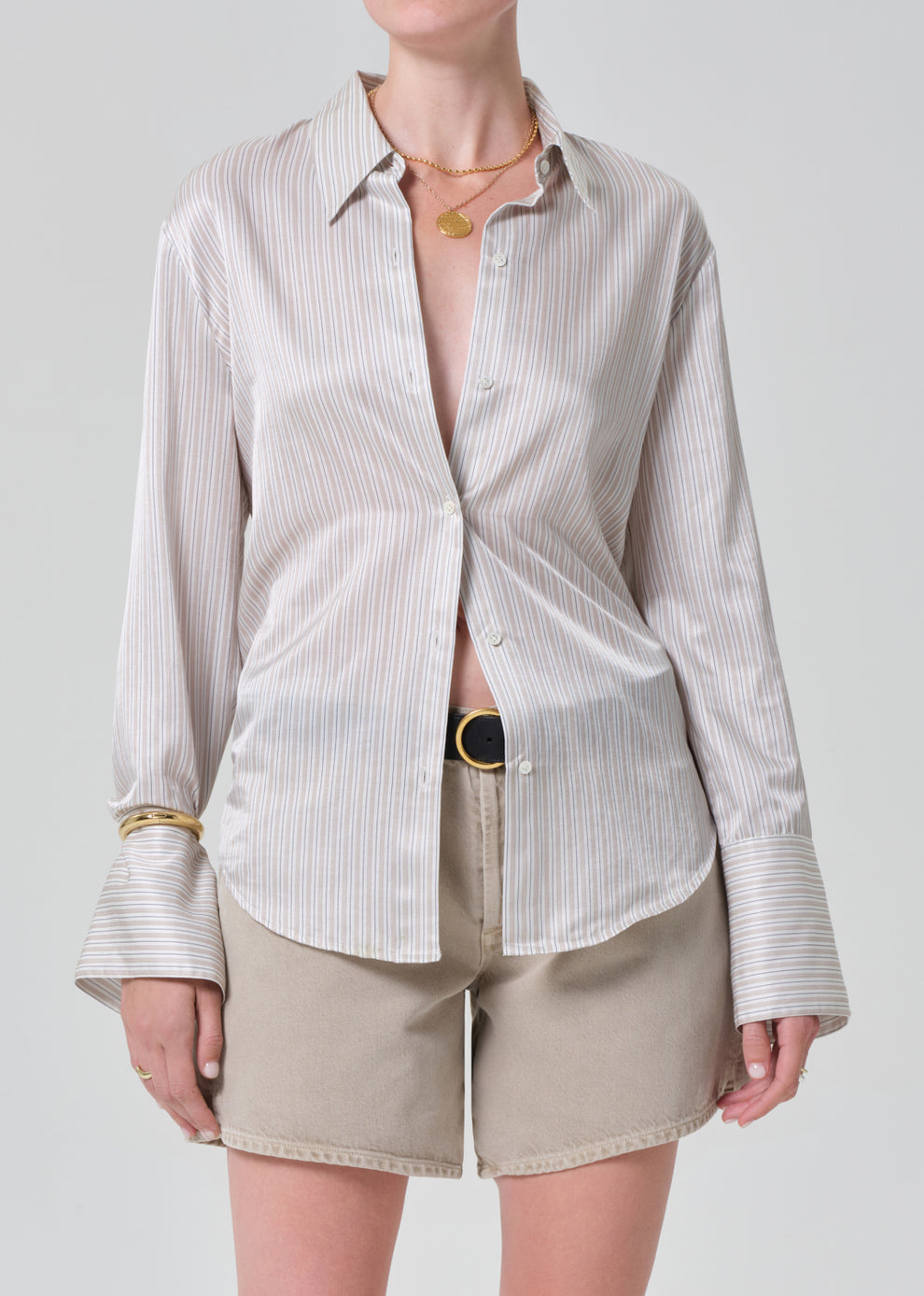 Camilia Shirt in Sandstone Stripe – Citizens of Humanity