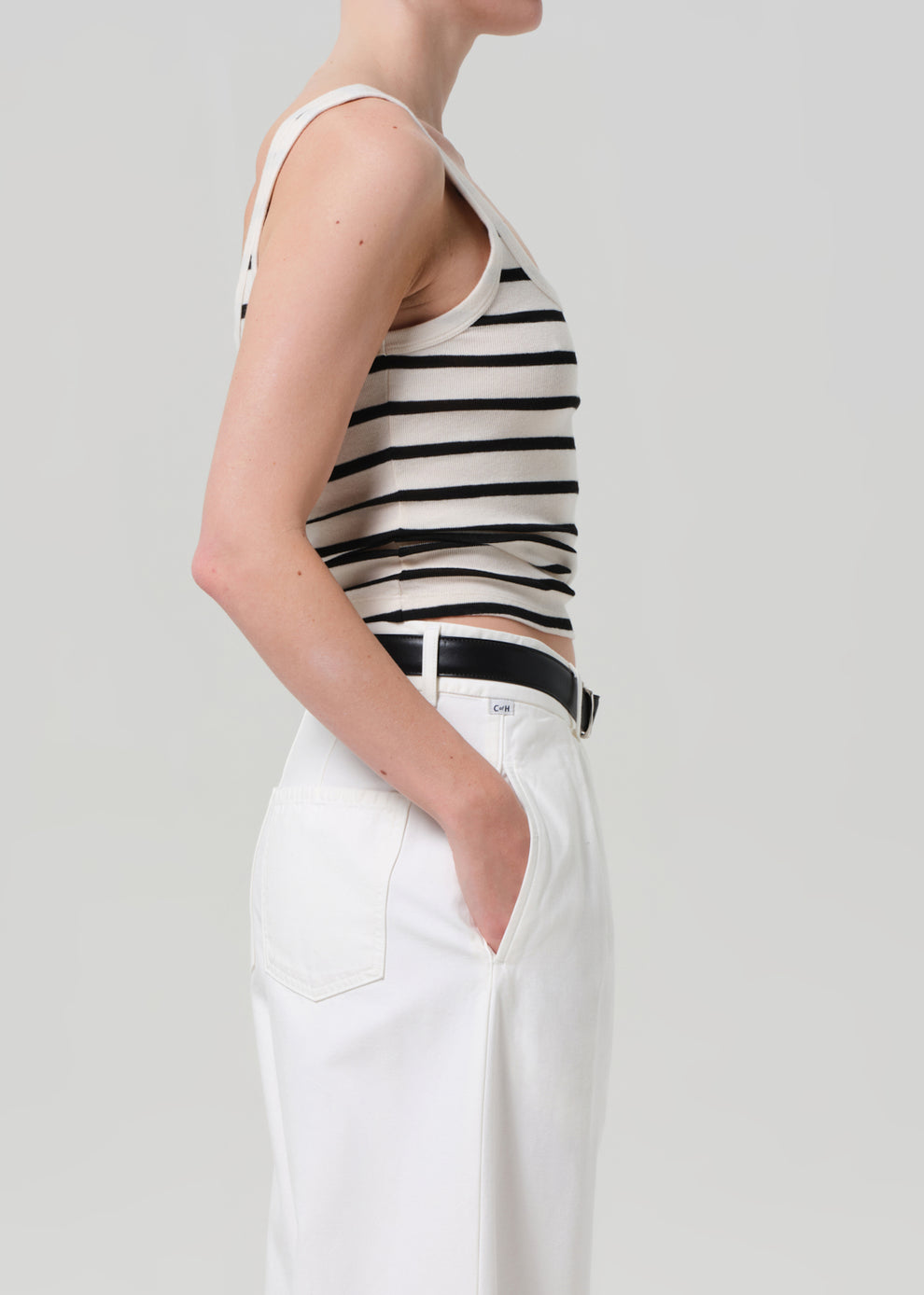 Faye Tank in Midnight Stripe – Citizens of Humanity