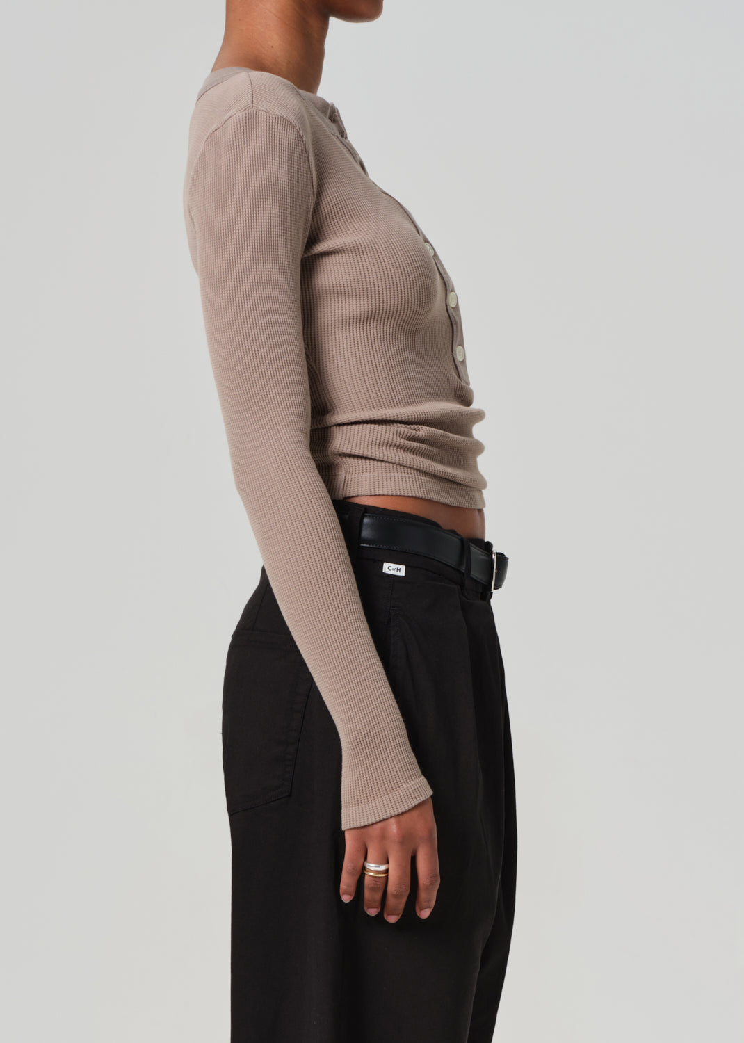Varra Waffle Henley in Bezal – Citizens of Humanity