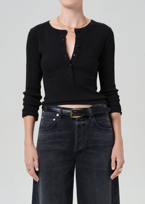 Varra Henley in Black – Citizens of Humanity