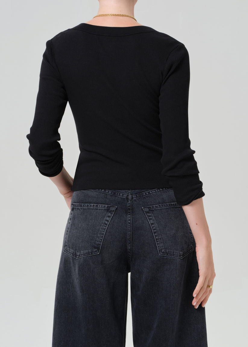 Varra Henley in Black – Citizens of Humanity