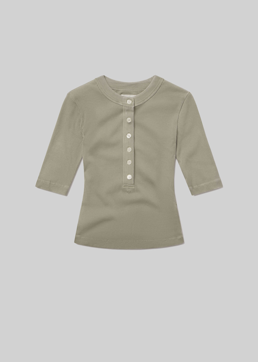 Nali Short Sleeve Henley in Flora – Citizens of Humanity