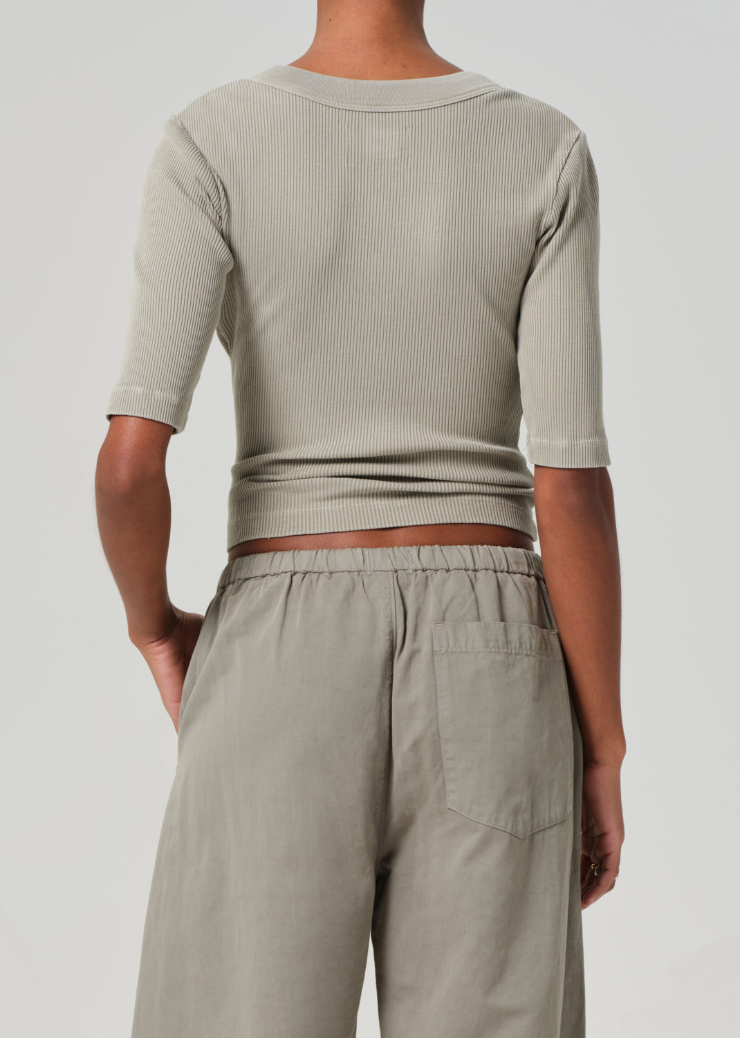 Nali Short Sleeve Henley in Flora – Citizens of Humanity