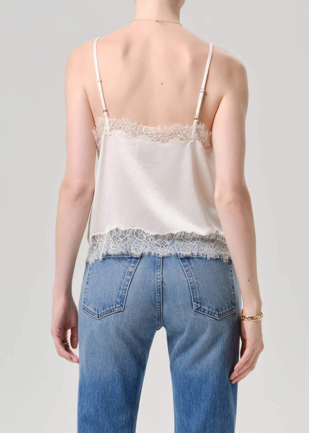 Lace Trimmed Cami in Cream – Citizens of Humanity