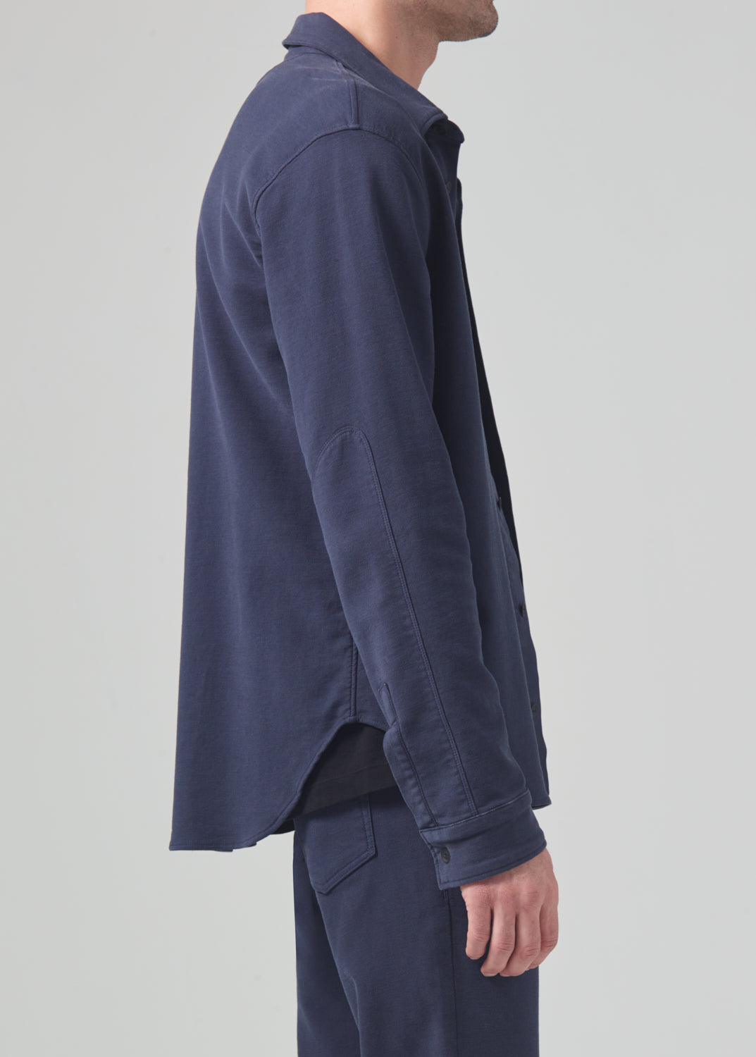 Luca Bucket Dye Shirt French Terry in Night Flight – Citizens of Humanity