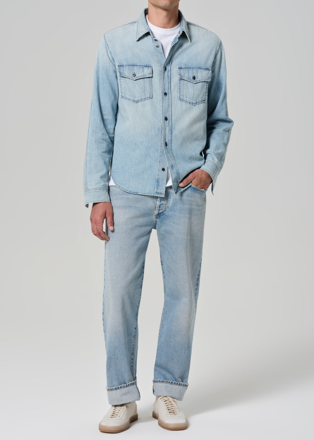 Cairo Utility Shirt in Tempo – Citizens of Humanity